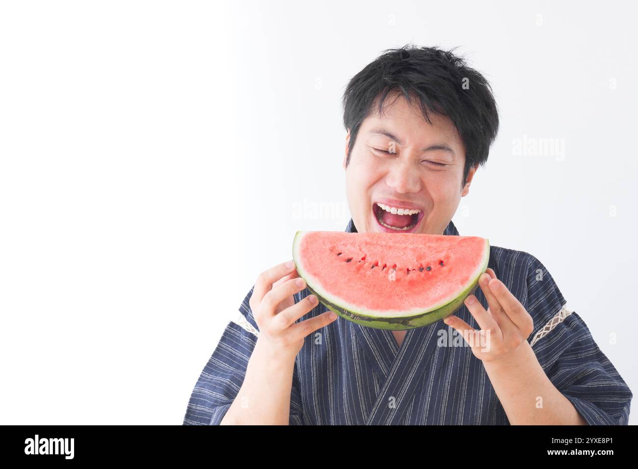 Watermelon man not asia hi-res stock photography and images - Alamy