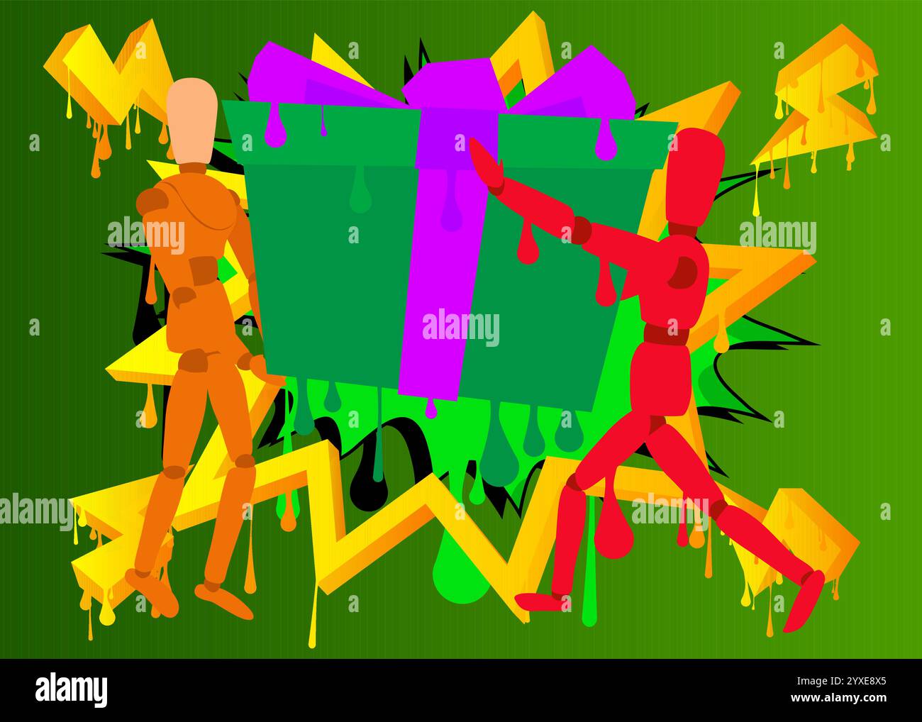 Wooden mannequin puppet Stock Vector Images - Alamy