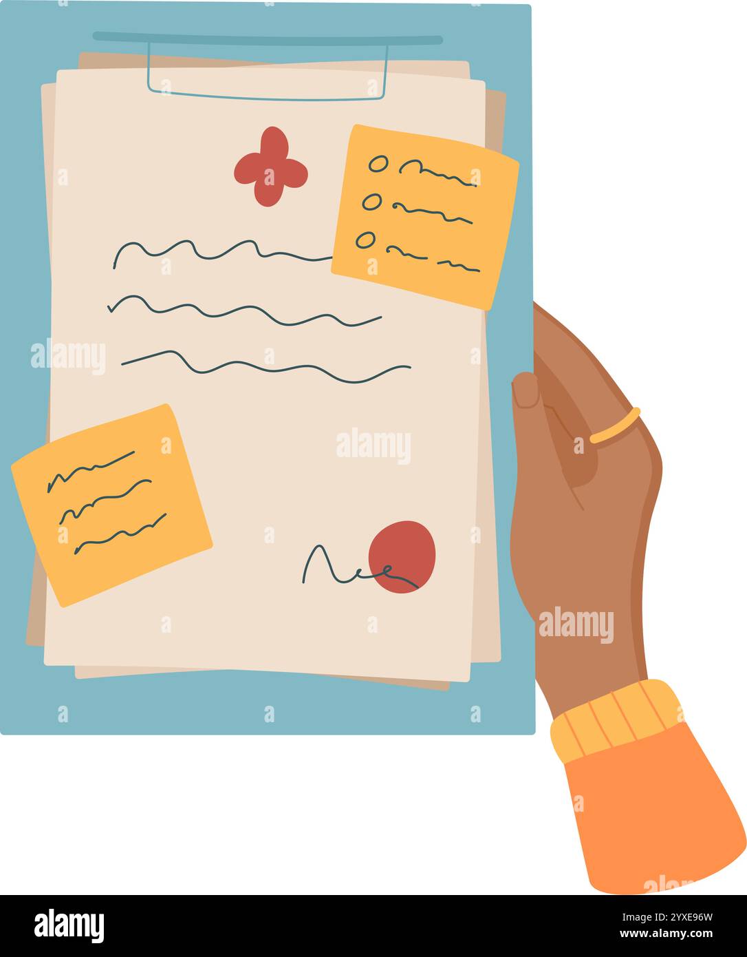 Handwritten Letter And Note Card Stock Vector Image & Art - Alamy