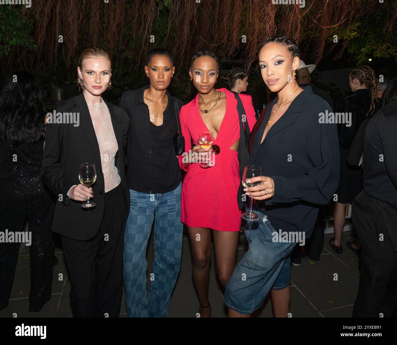Models attends the Frederick Anderson Summer 2025 Collection at Antiguo ...