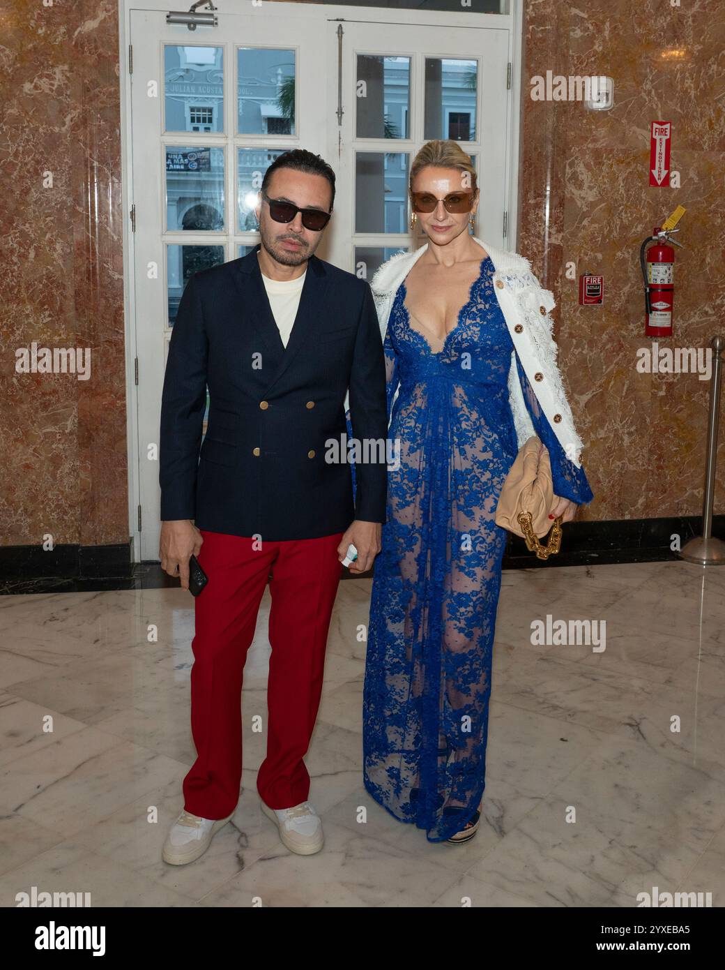 Carlos Campo and Patricia Noworol attends the Frederick Anderson Summer ...