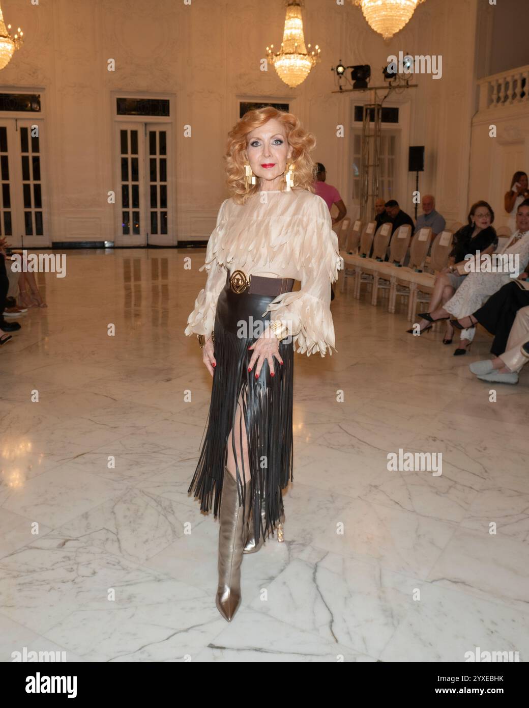 Sara Pastor attends the Frederick Anderson Summer 2025 Collection at ...