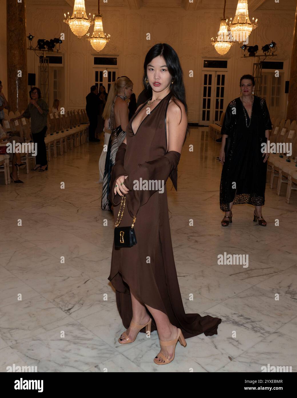 Joanna Gong attends the Frederick Anderson Summer 2025 Collection at ...