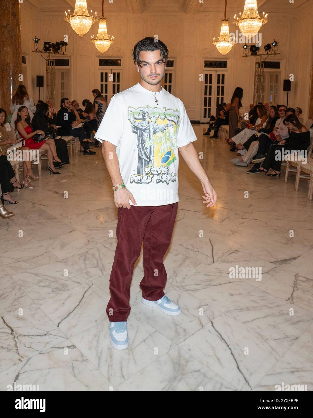 Samuel Mancini attends the Frederick Anderson Summer 2025 Collection at ...