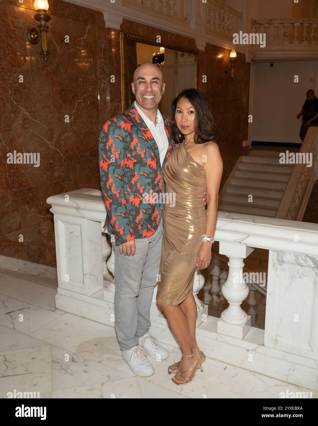 Matthew Yahes and Linda hi Huynh attends the Frederick Anderson Summer ...