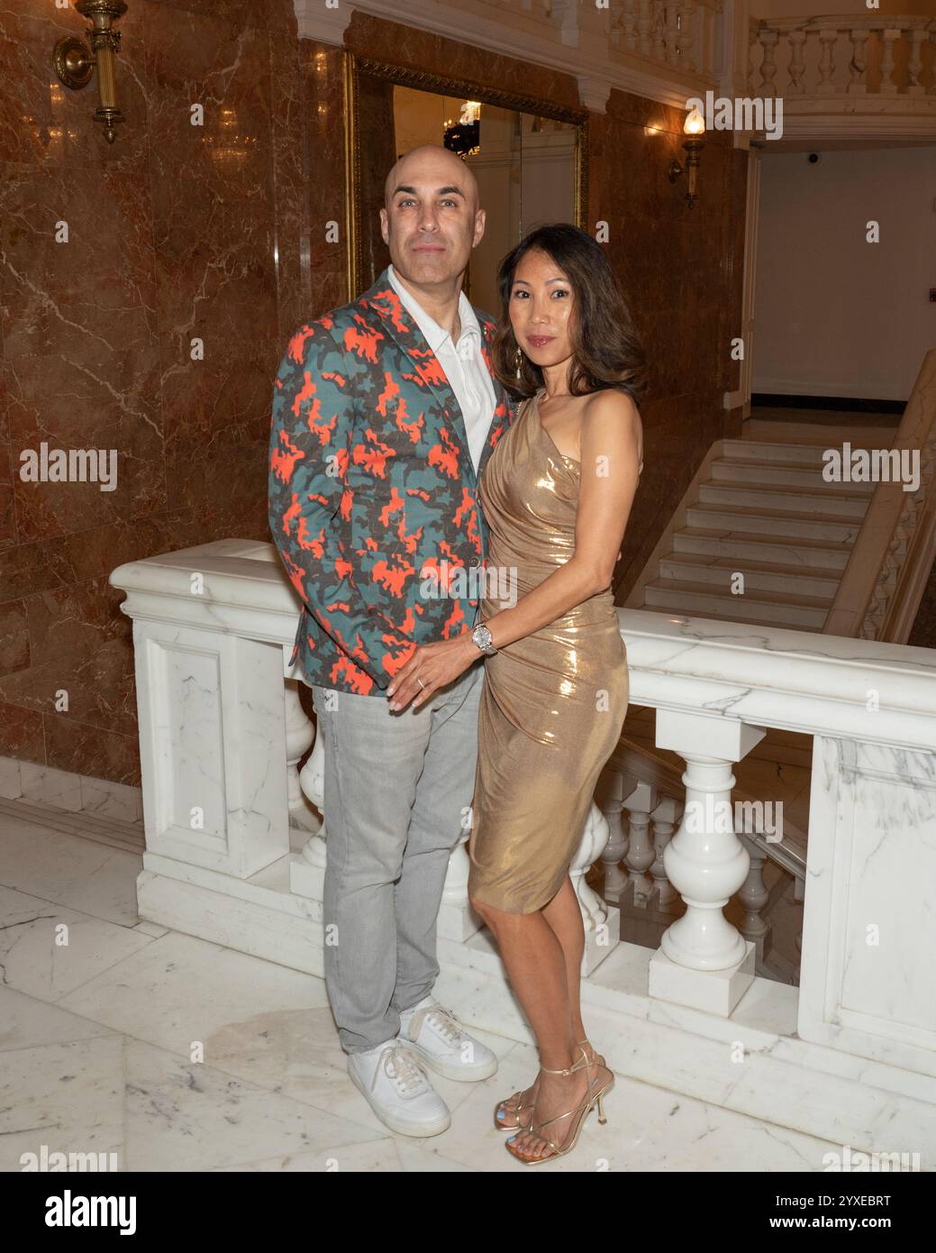 Matthew Yahes and Linda hi Huynh attends the Frederick Anderson Summer ...