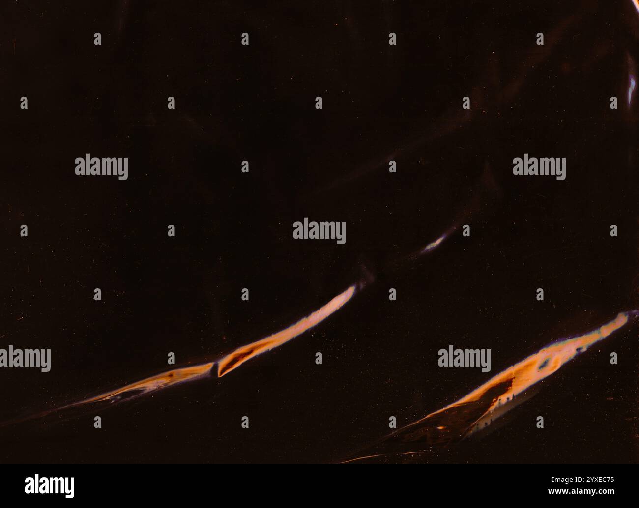 Old film. Dust scratch texture. Orange color light flare grain ...