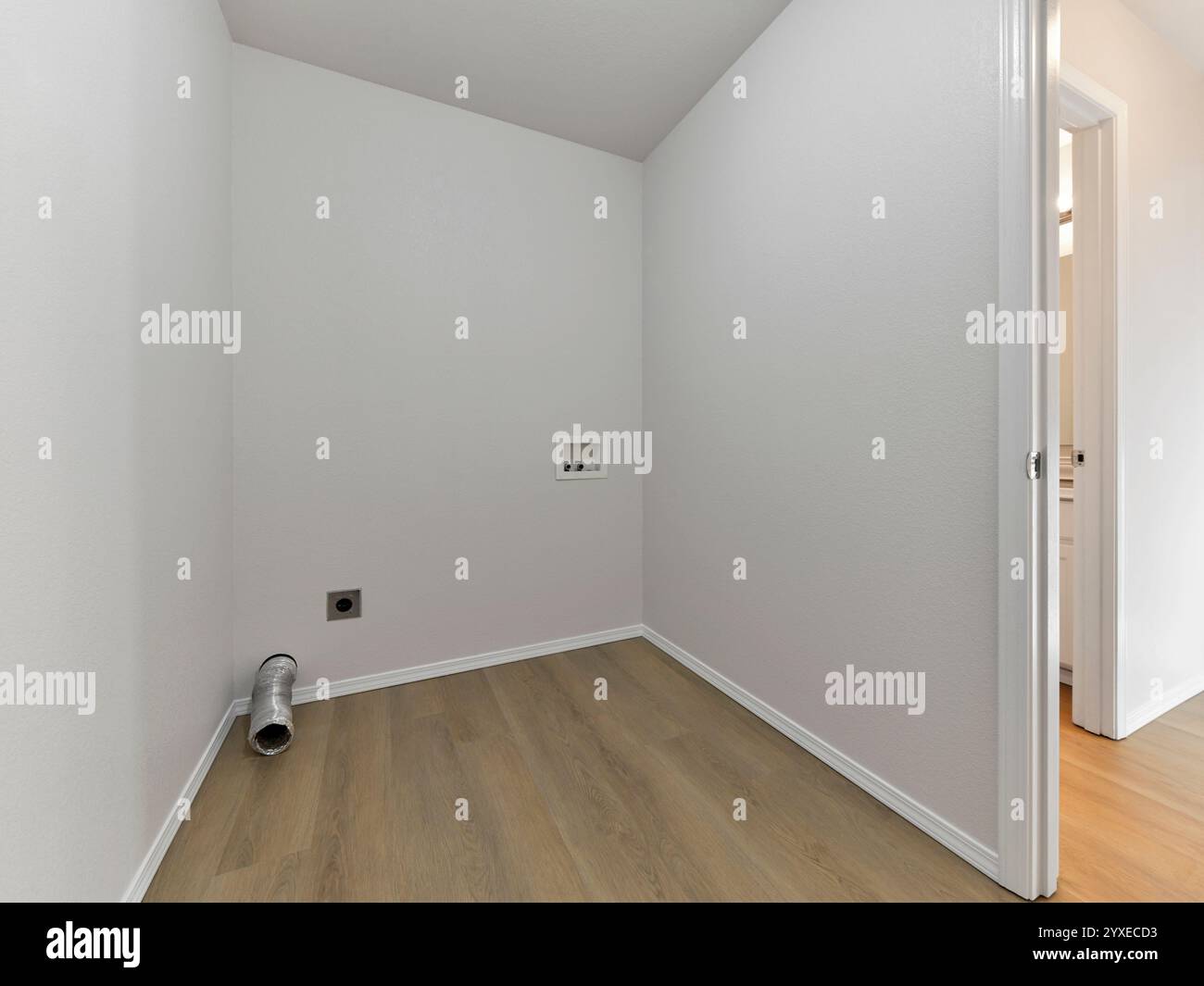 Modern residential empty laundry room interior Stock Photo - Alamy