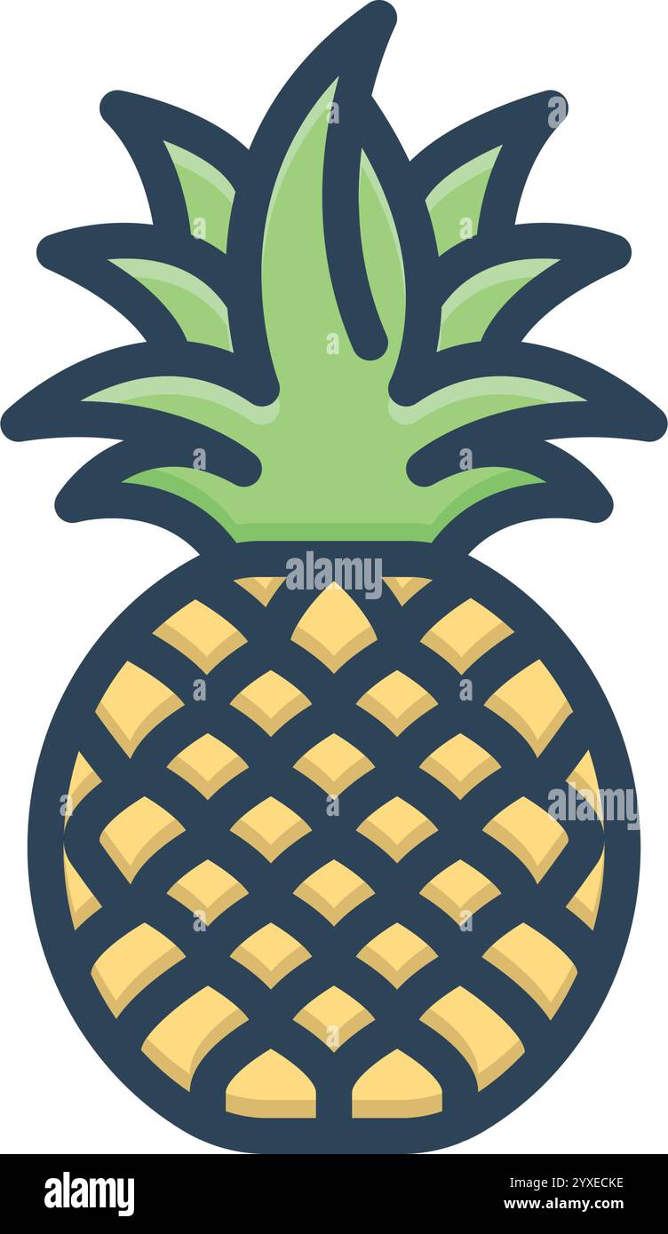 Icon for pineapple, tupi nanas Stock Vector Image & Art - Alamy