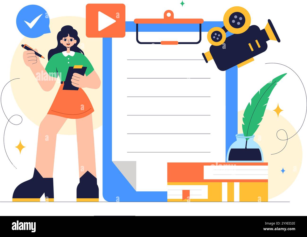 Narrative writer Stock Vector Images - Alamy