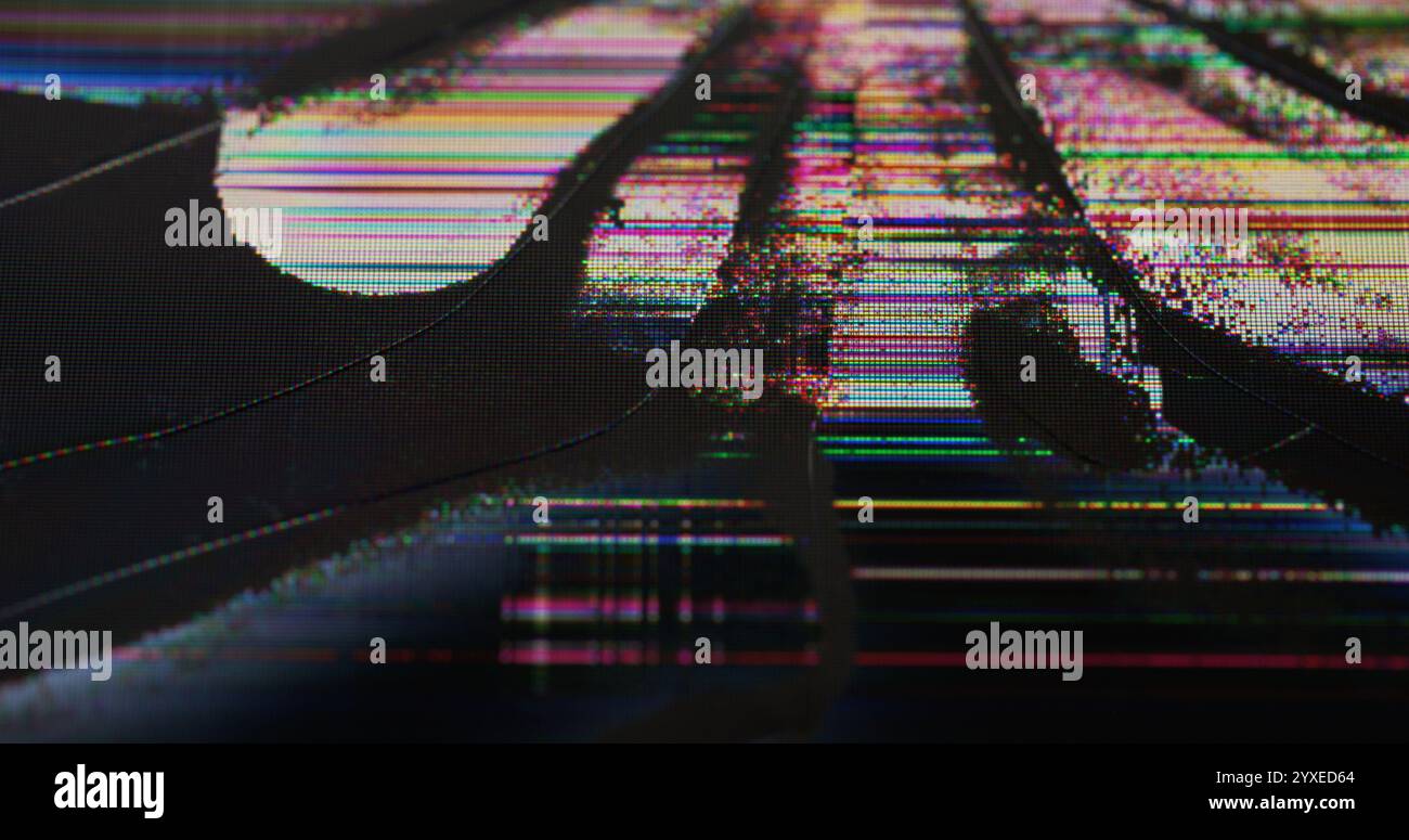 Scratch effect tv screen scratches hi-res stock photography and images ...