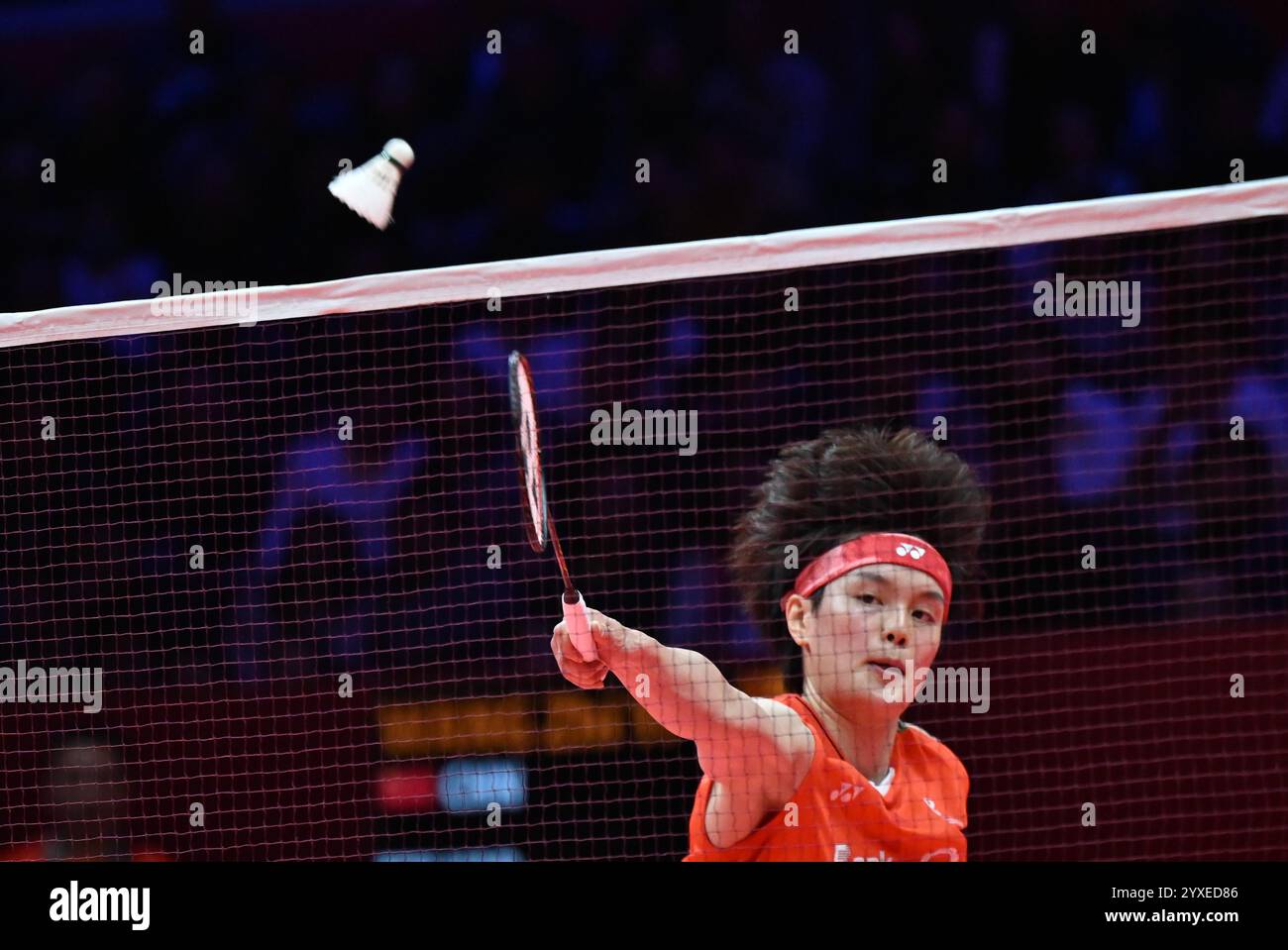 **CHINESE MAINLAND, HONG KONG, MACAU AND TAIWAN OUT** Chinese badminton player Wang Zhiyi ...