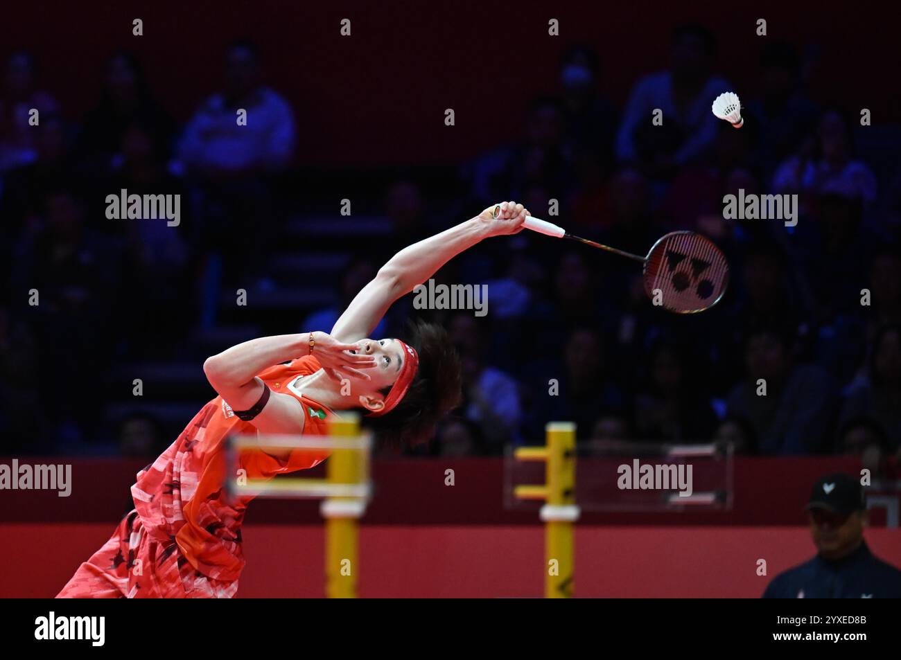 **CHINESE MAINLAND, HONG KONG, MACAU AND TAIWAN OUT** Chinese badminton player Wang Zhiyi ...