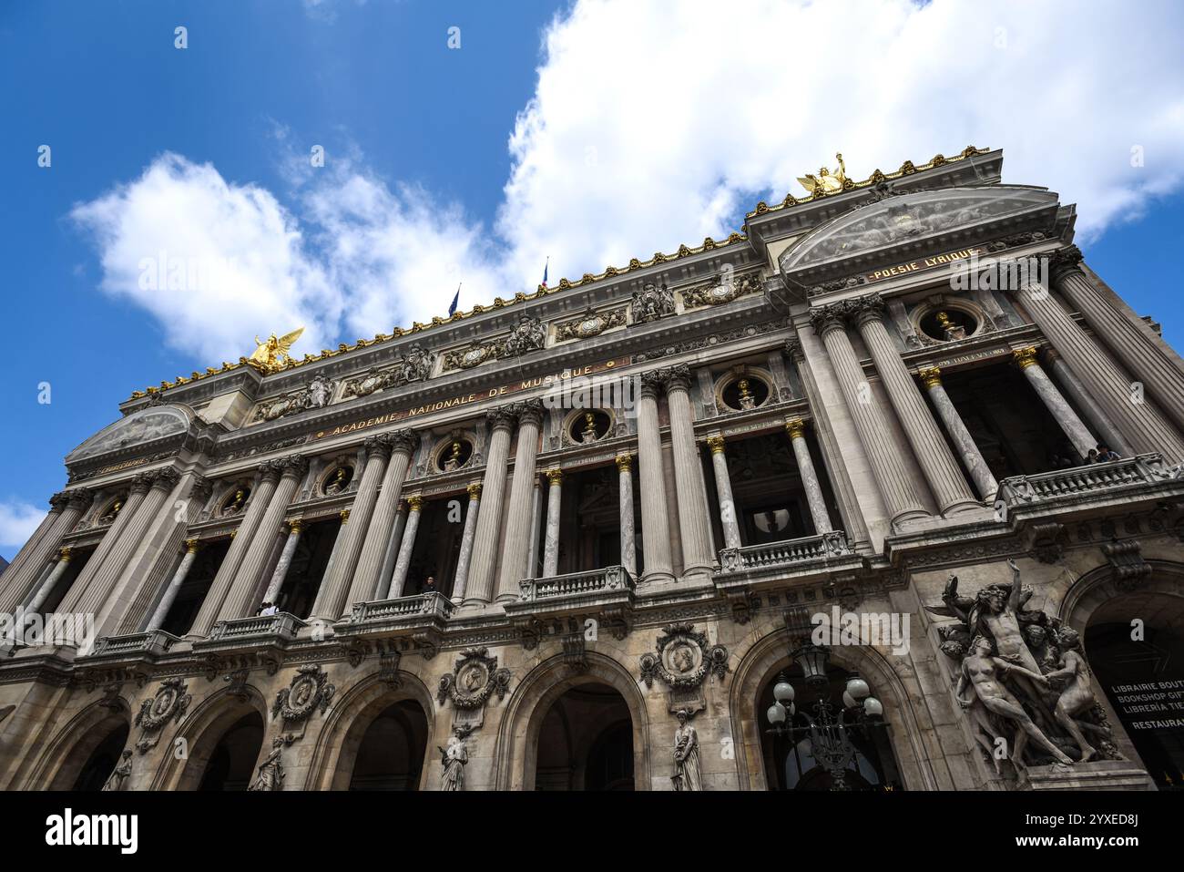 Garnier opera sky hi-res stock photography and images - Alamy
