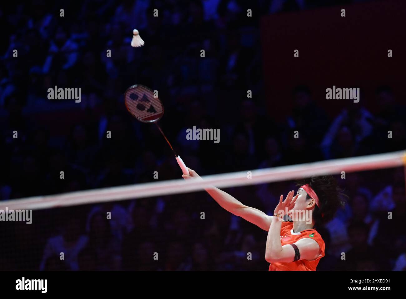 **CHINESE MAINLAND, HONG KONG, MACAU AND TAIWAN OUT** Chinese badminton player Wang Zhiyi ...