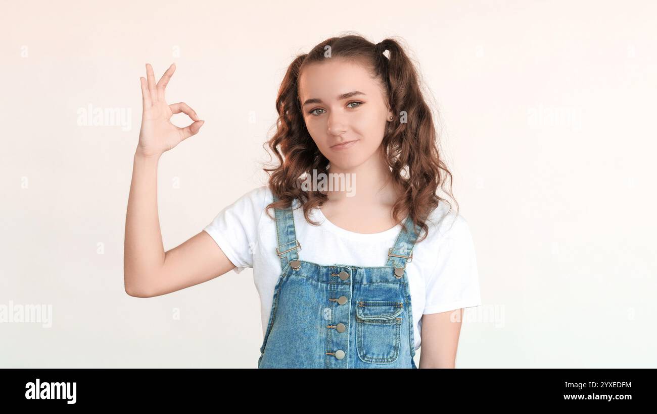 Approval gesture. Perfect choice. Deal agreement super idea good ...