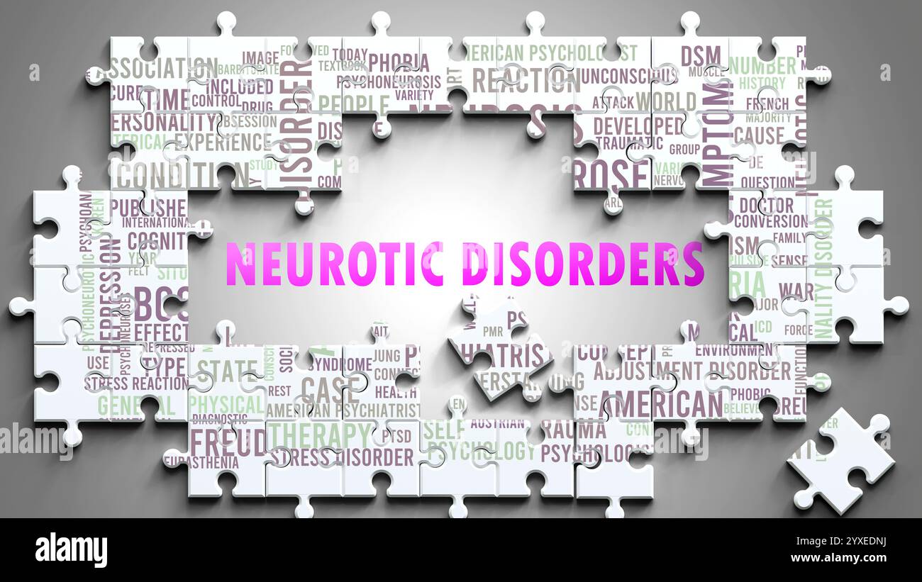 Neurotic disorders being a complex subject hi-res stock photography and ...