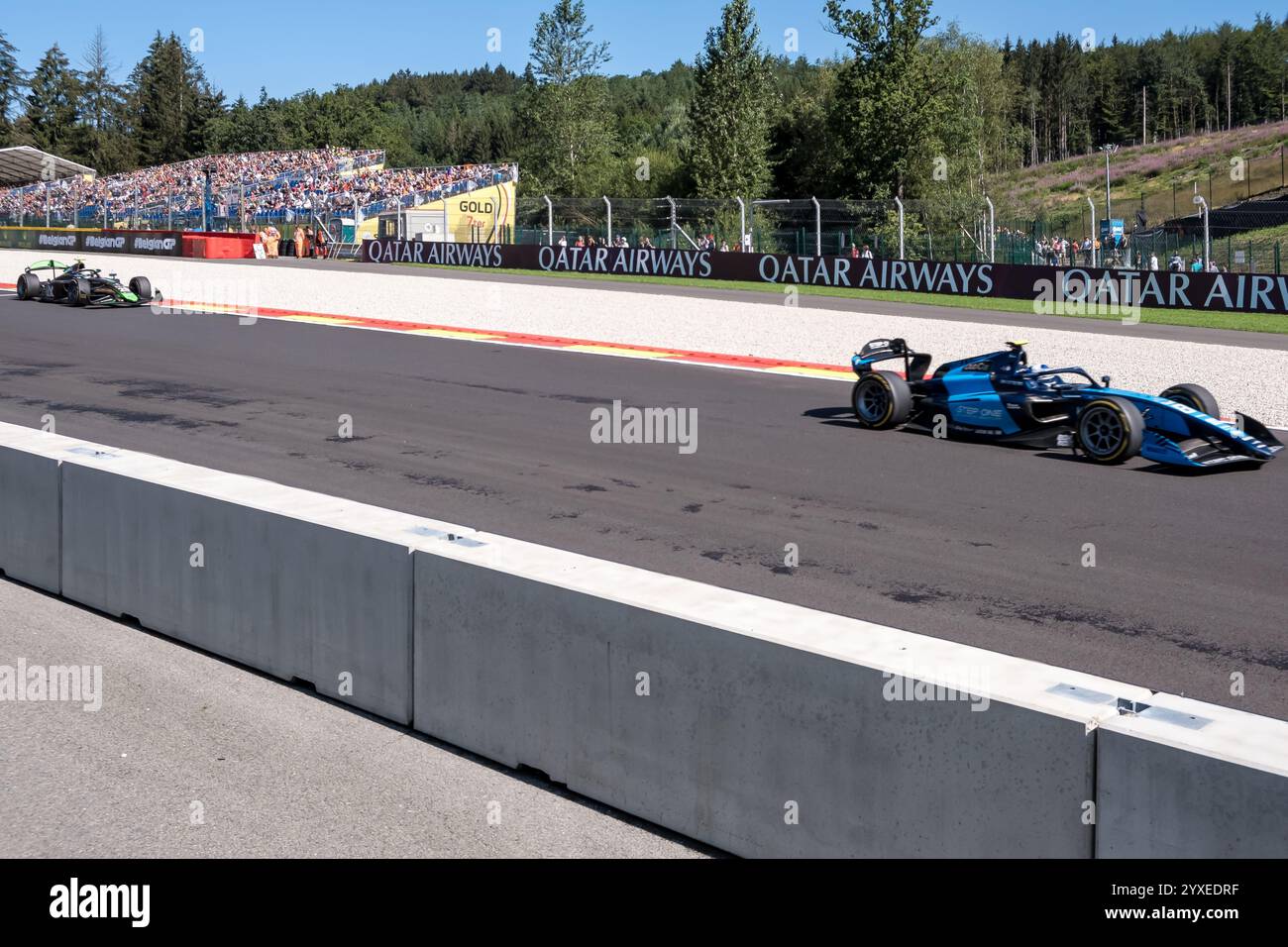 View of Race Day at the iconic Circuit de Spa-Francorchamps, a motor ...