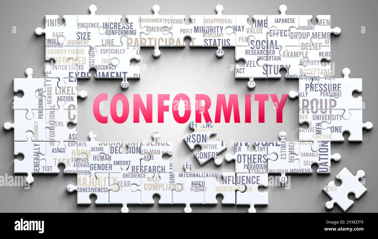 Conformity symbol hi-res stock photography and images - Alamy