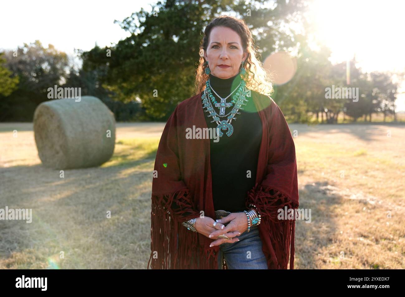 Sheri Autrey poses for a photo at her home in Cumby, Texas, Friday, Dec ...