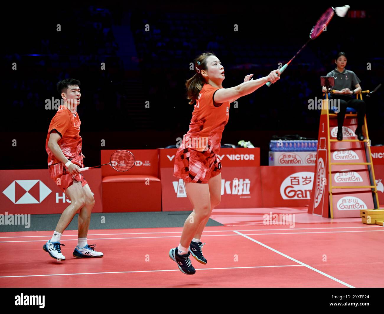 Chinese badminton players Zheng Siwei, Huang Yaqiong defeat Malaysian ...