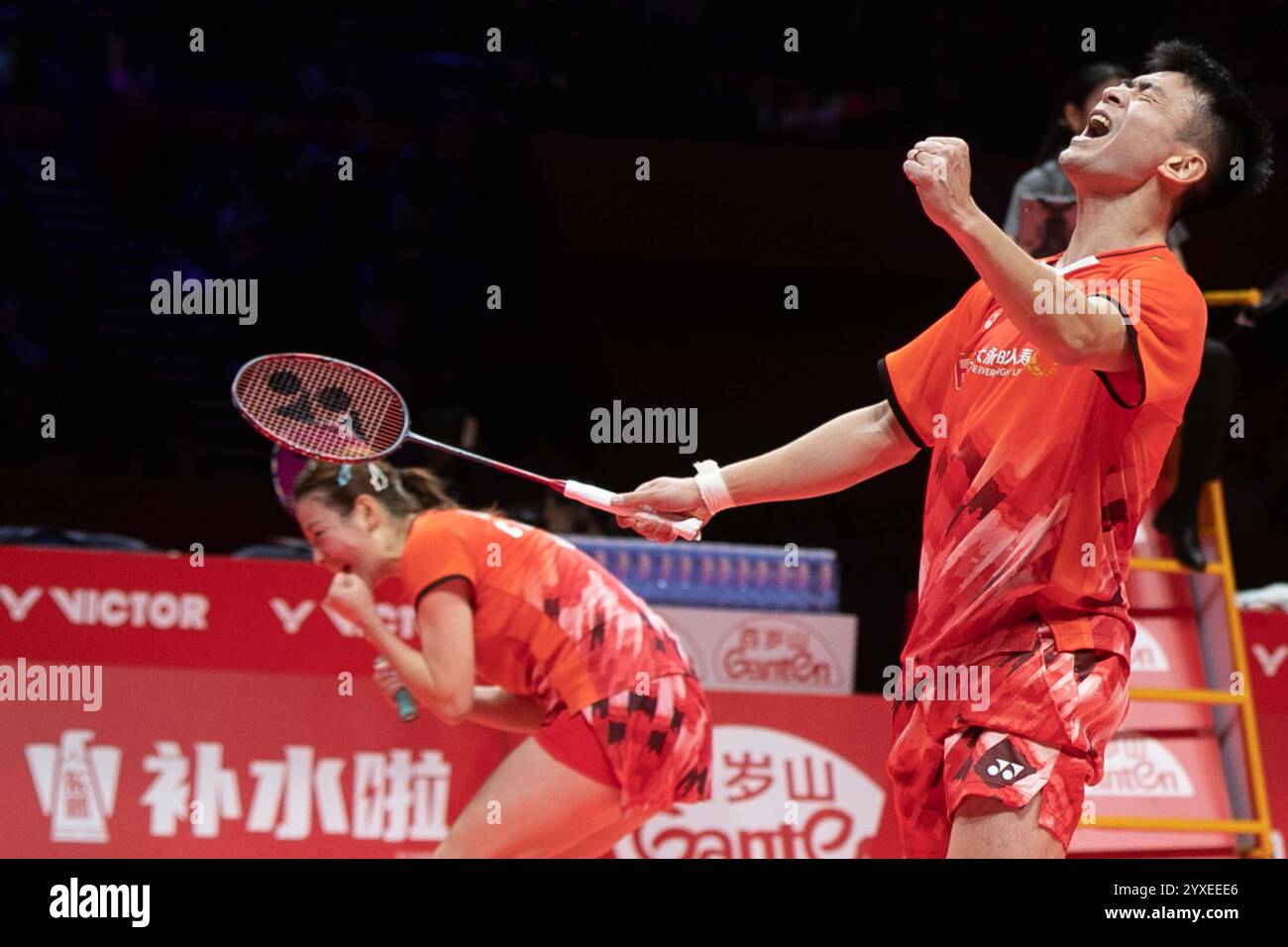Chinese badminton players Zheng Siwei, Huang Yaqiong defeat Malaysian ...