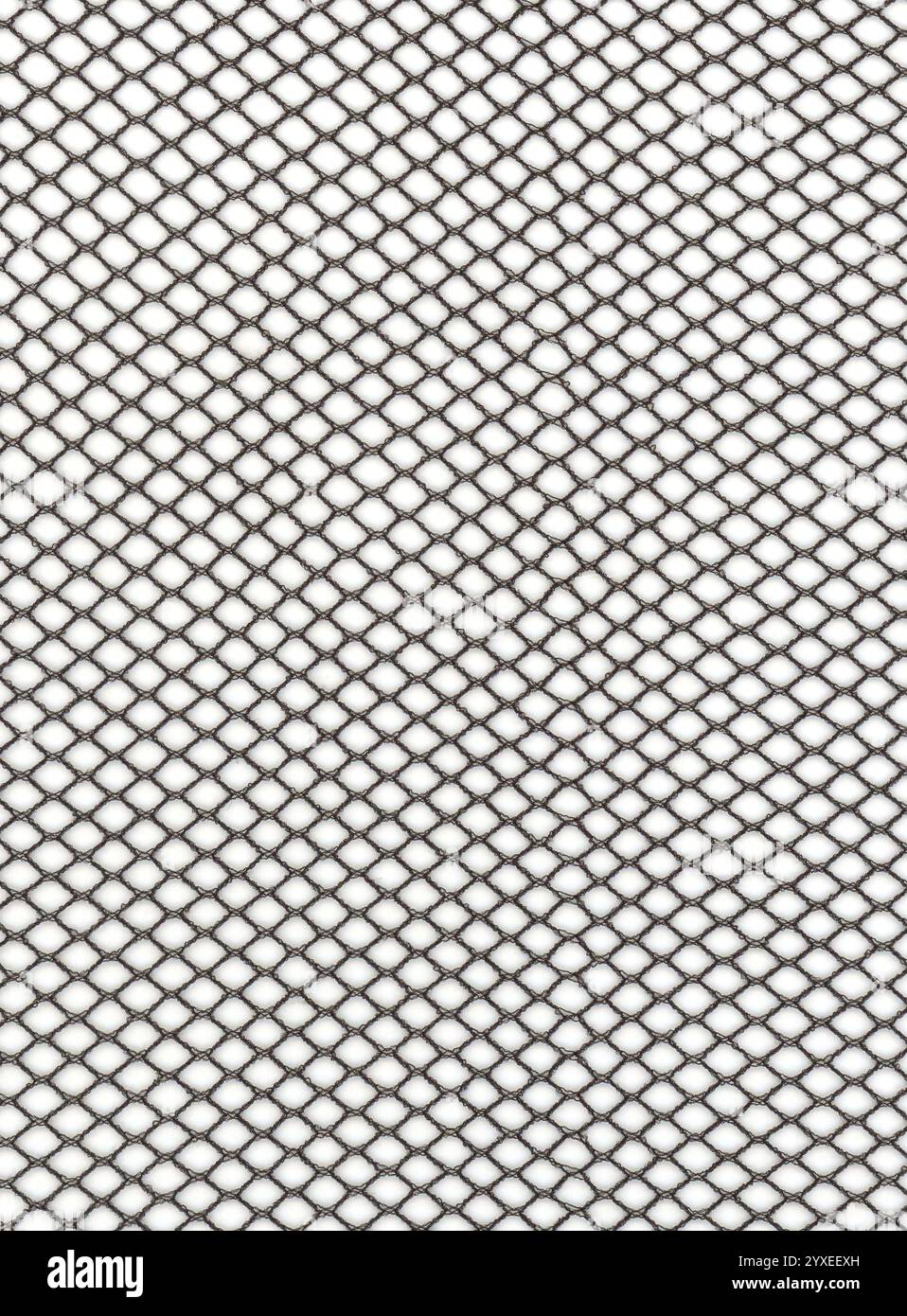 Black fishnet nylon elasticated mesh fabric texture background Stock ...