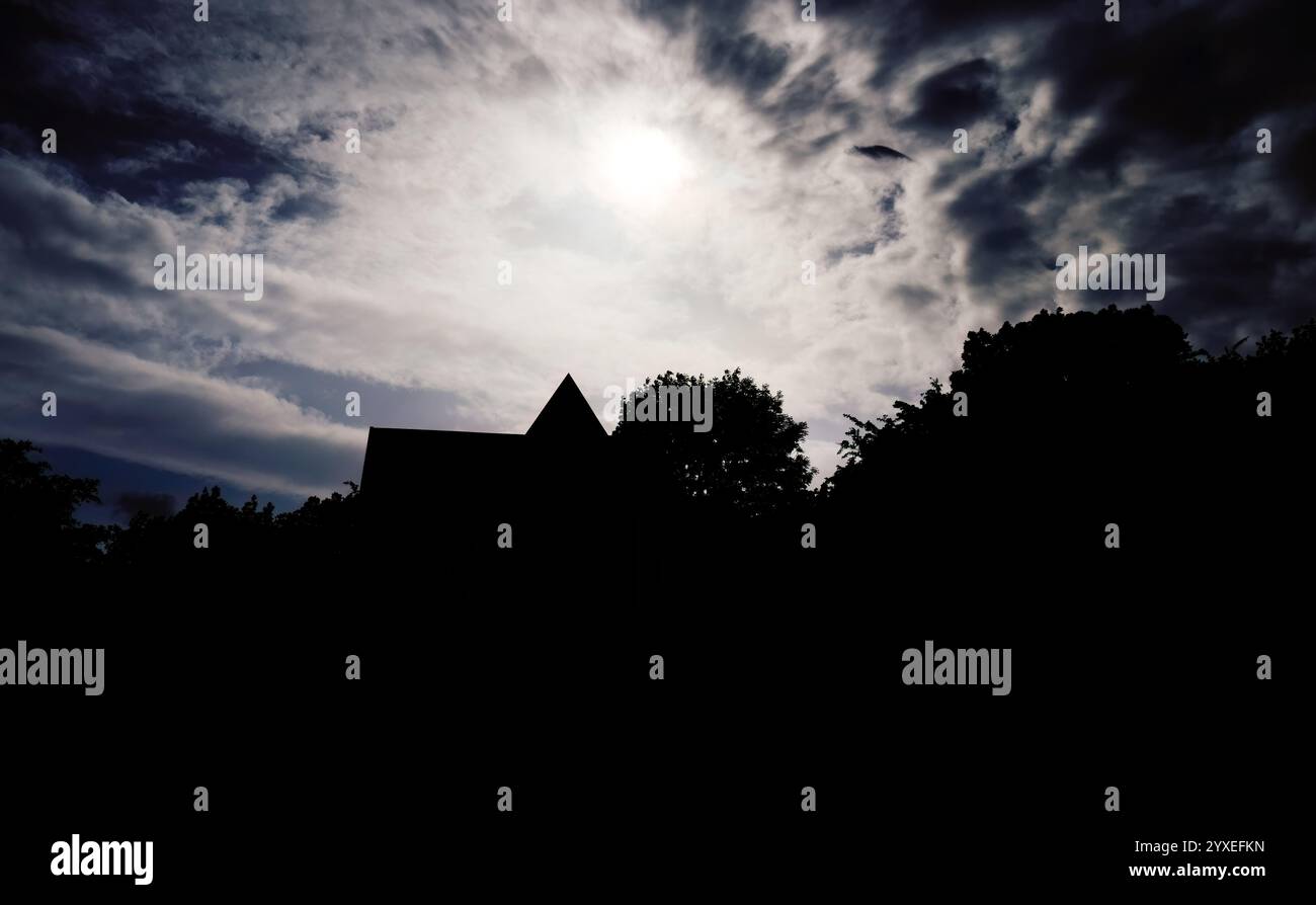 Village in night under hi-res stock photography and images - Alamy