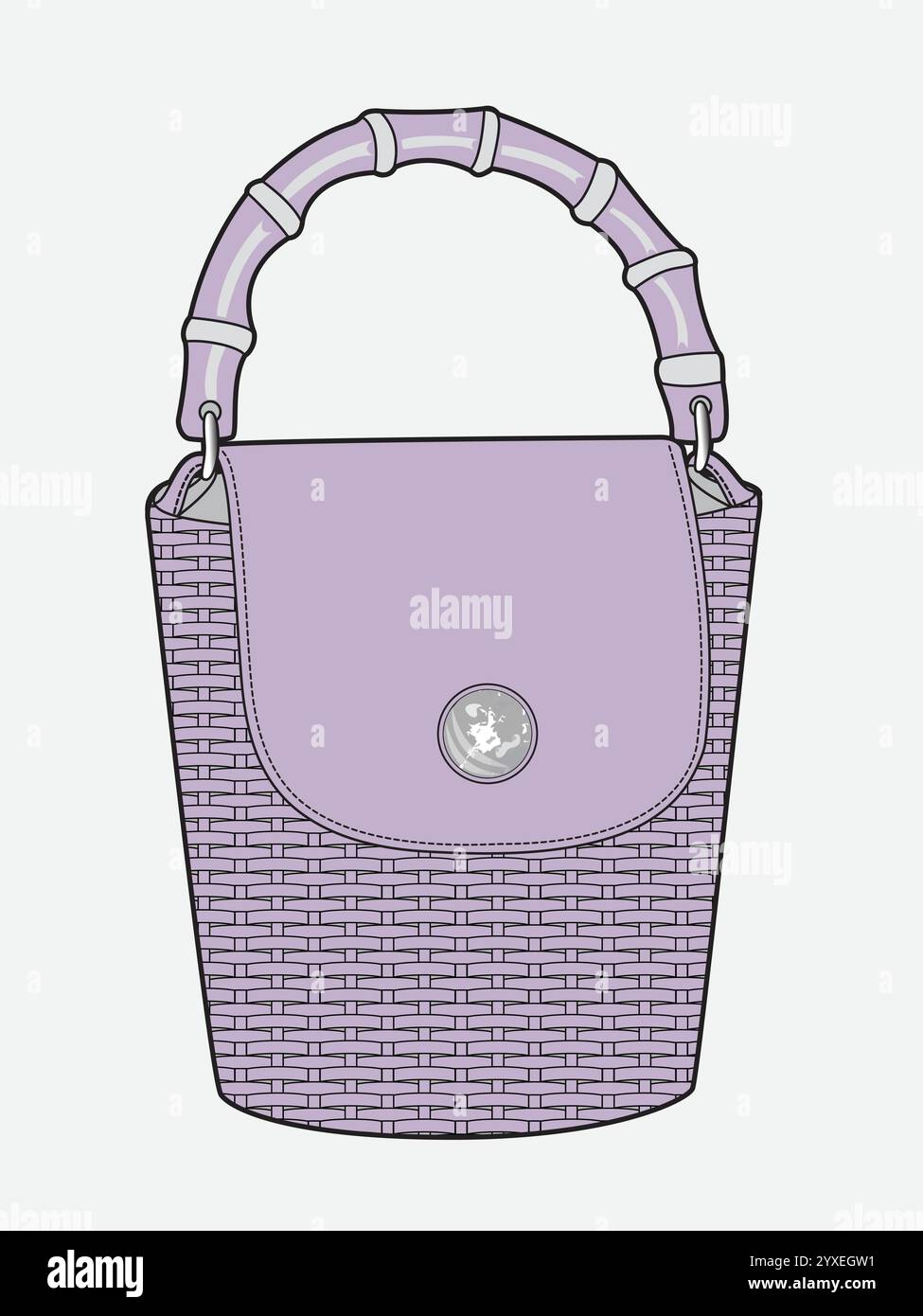 Top handle bag drawing hi-res stock photography and images - Alamy