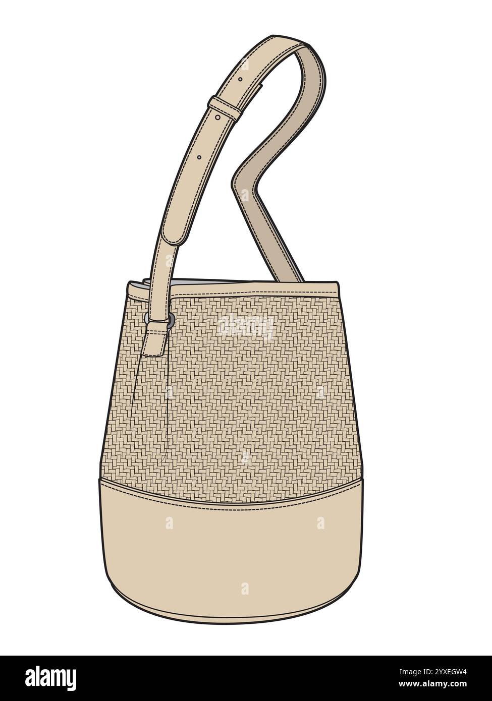 Bucket bags template hi-res stock photography and images - Alamy