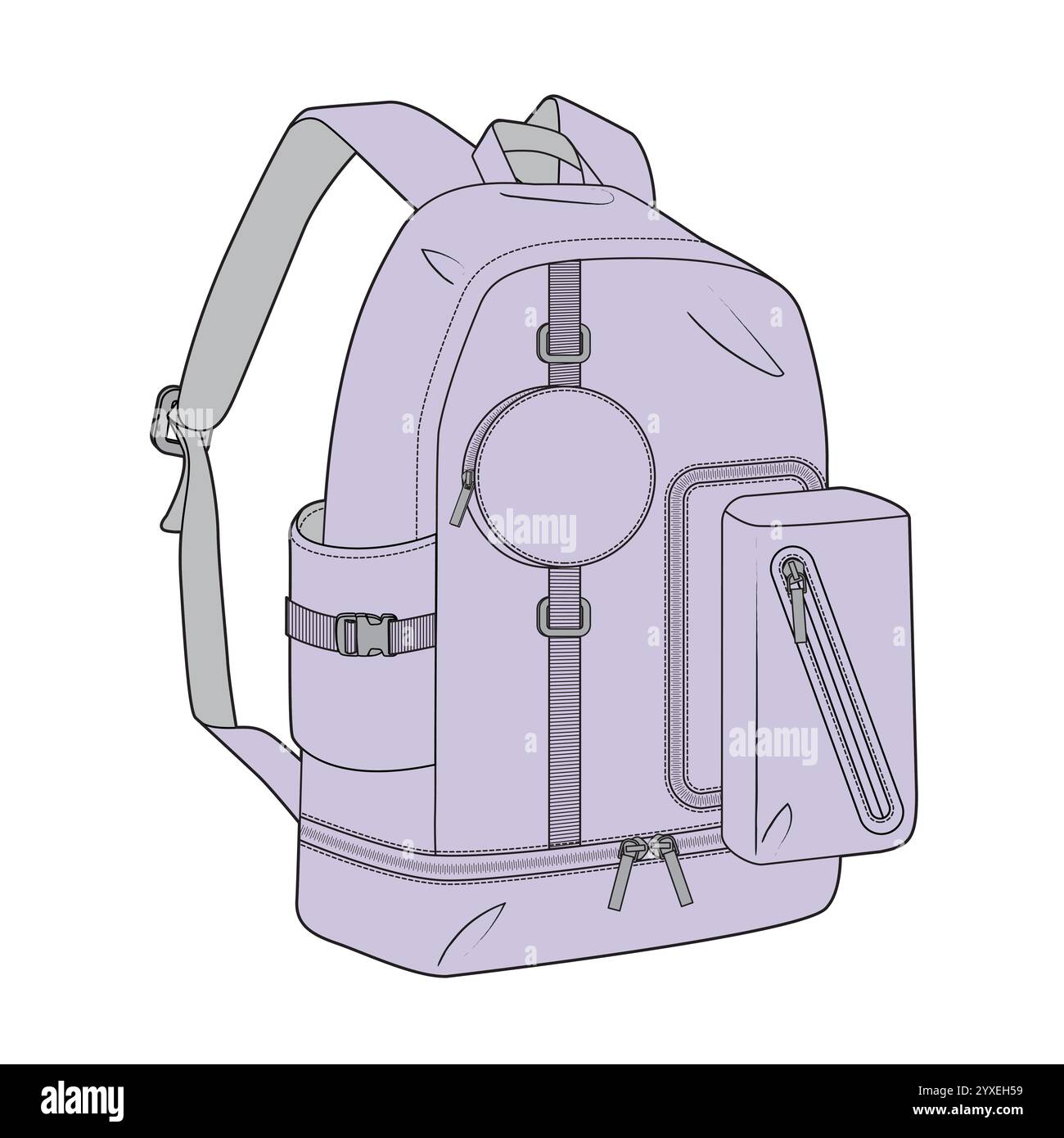 Modular backpack template hi-res stock photography and images - Alamy