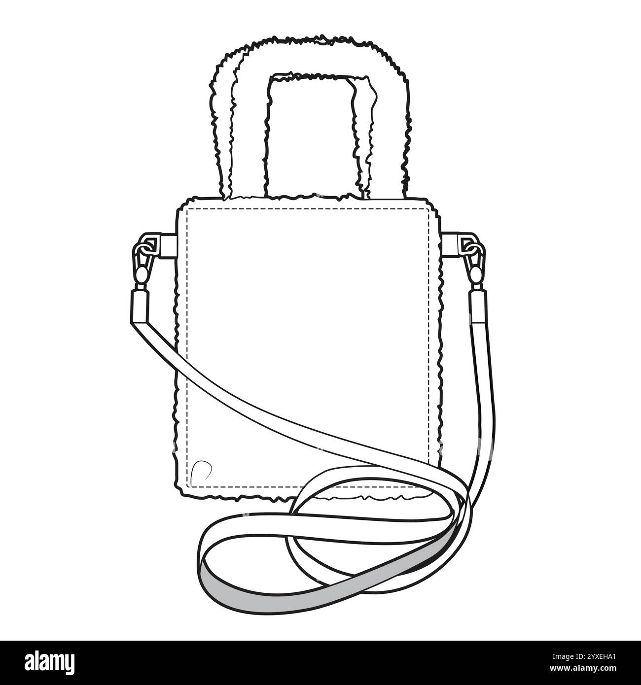 Handbag template hi-res stock photography and images - Alamy
