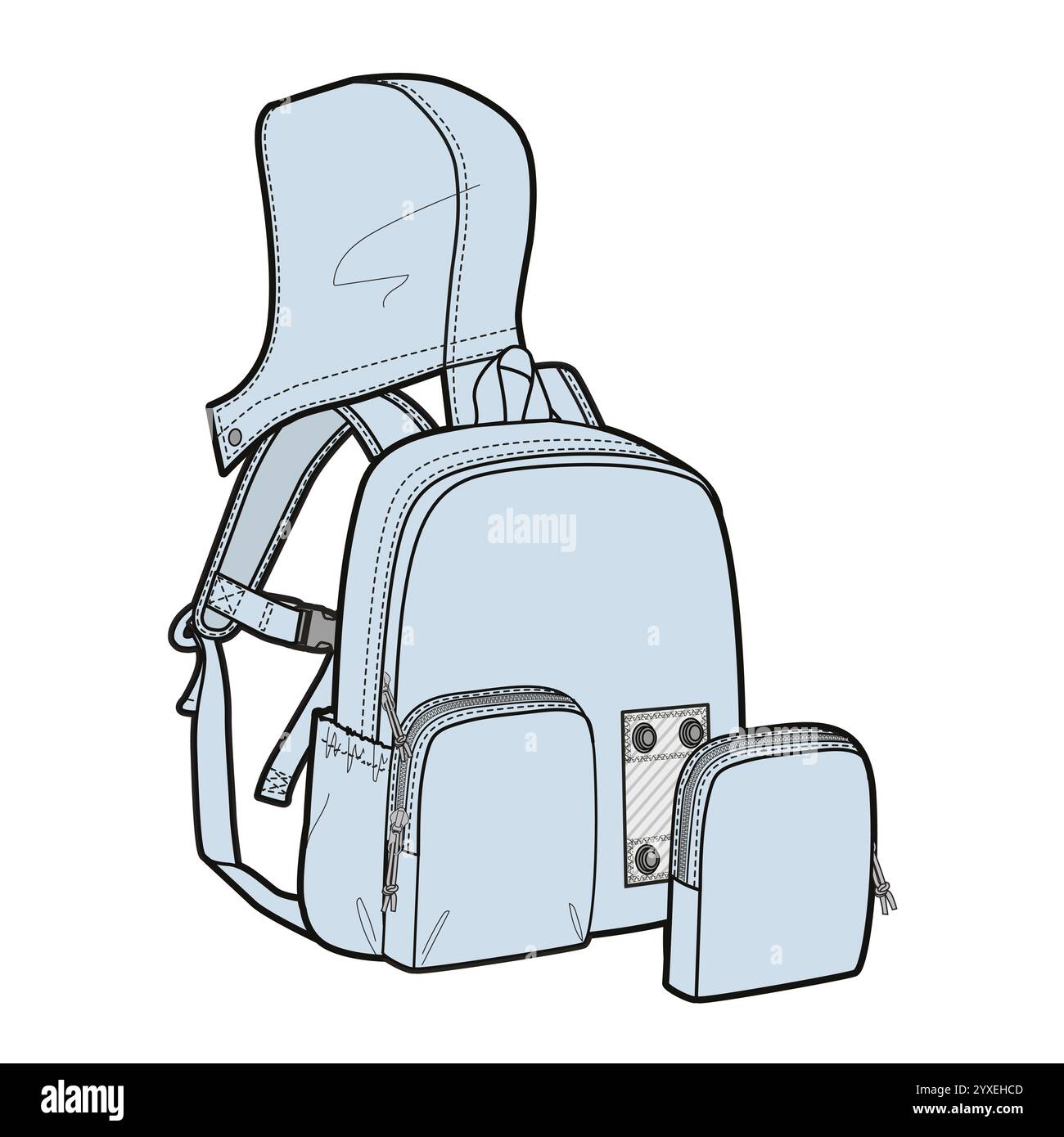 Waterproof backpack drawing hi-res stock photography and images - Alamy