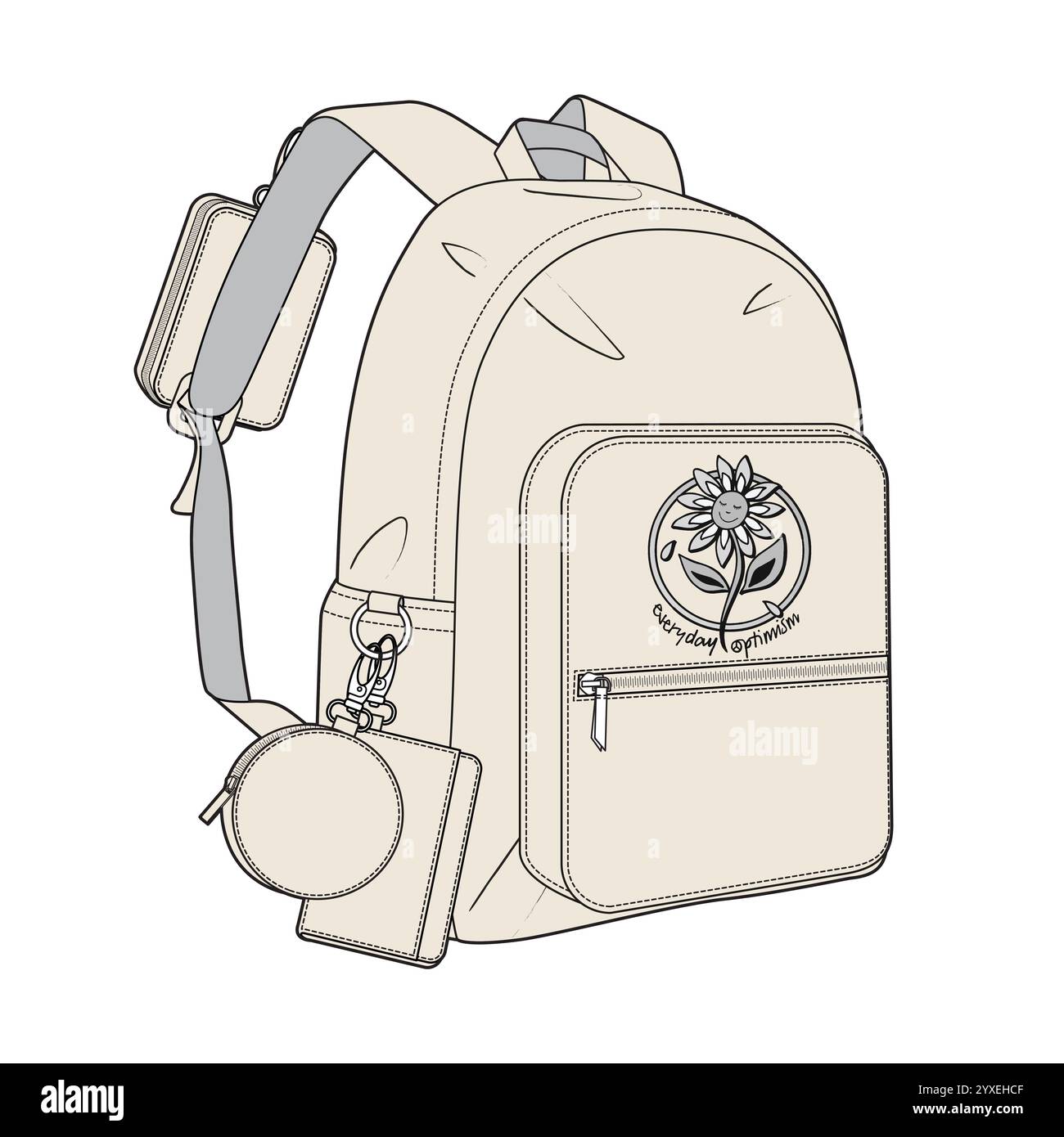 Girls bag template hi-res stock photography and images - Alamy