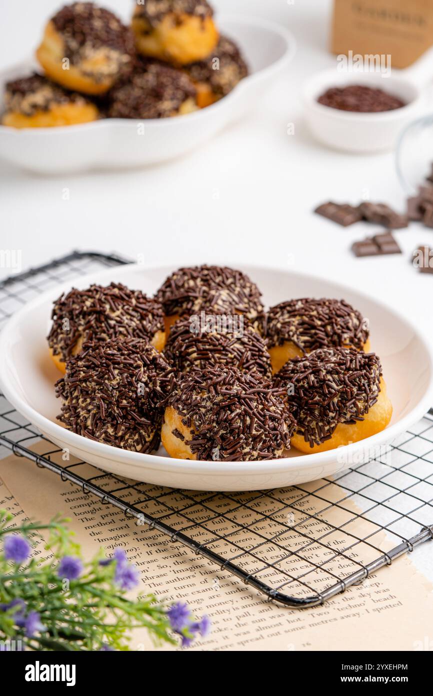 homemade mini doughnut or donut Stock Photo - Alamy