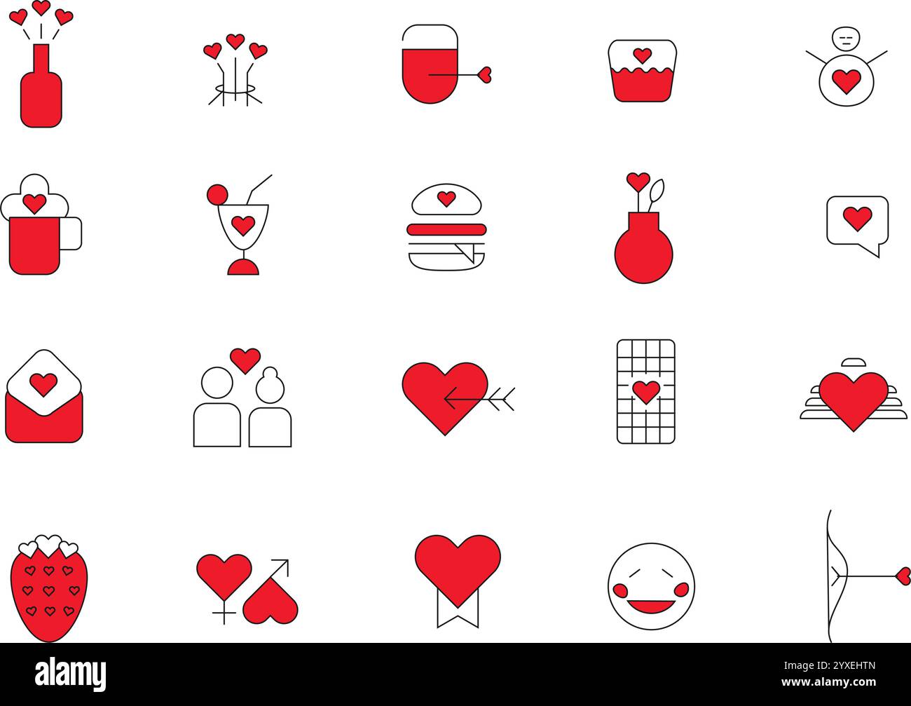 Chocolate gift set Stock Vector Images - Alamy