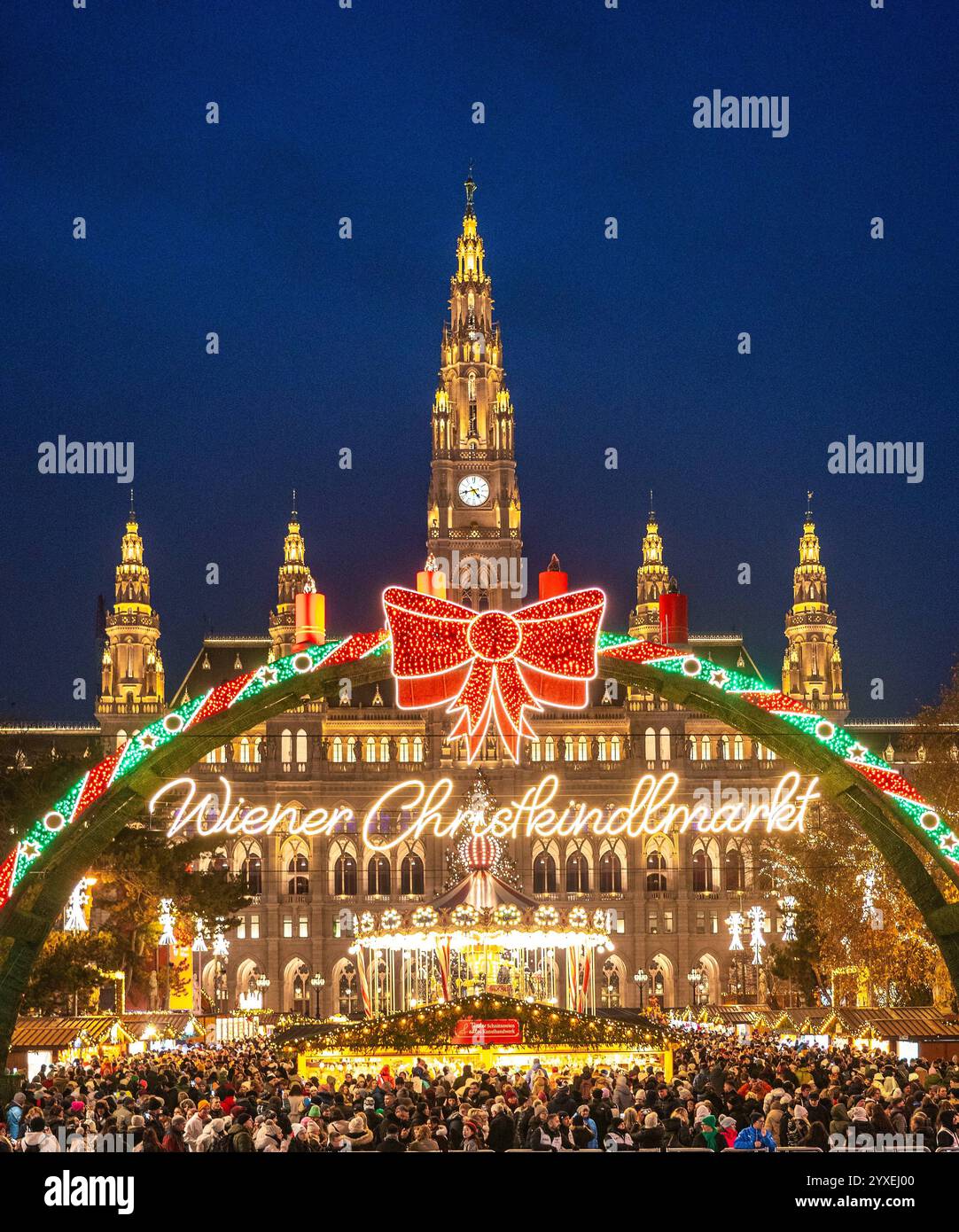 Vienna Christmas Market at Rathausplatz in Vienna, Austria, on 14 December 2024. - 20241214 ...