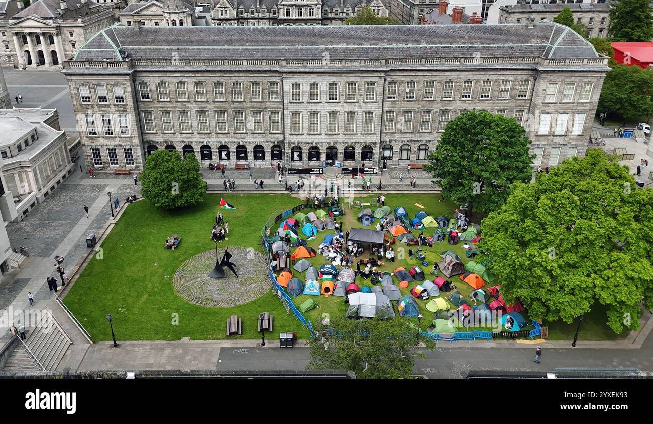 PA REVIEW OF THE YEAR 2024 File photo dated 08/05/24: Students taking ...