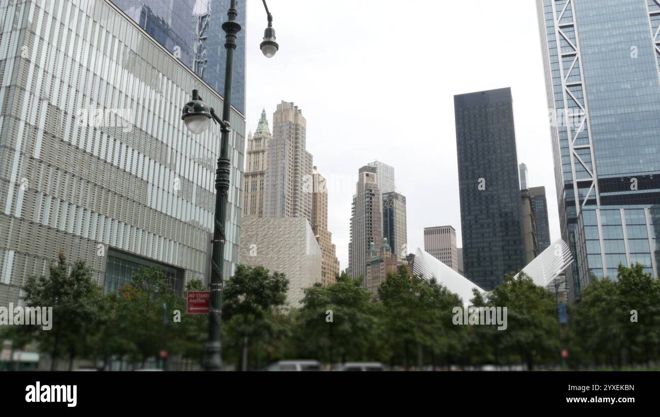 New York City Lower Manhattan Downtown Financial District street ...