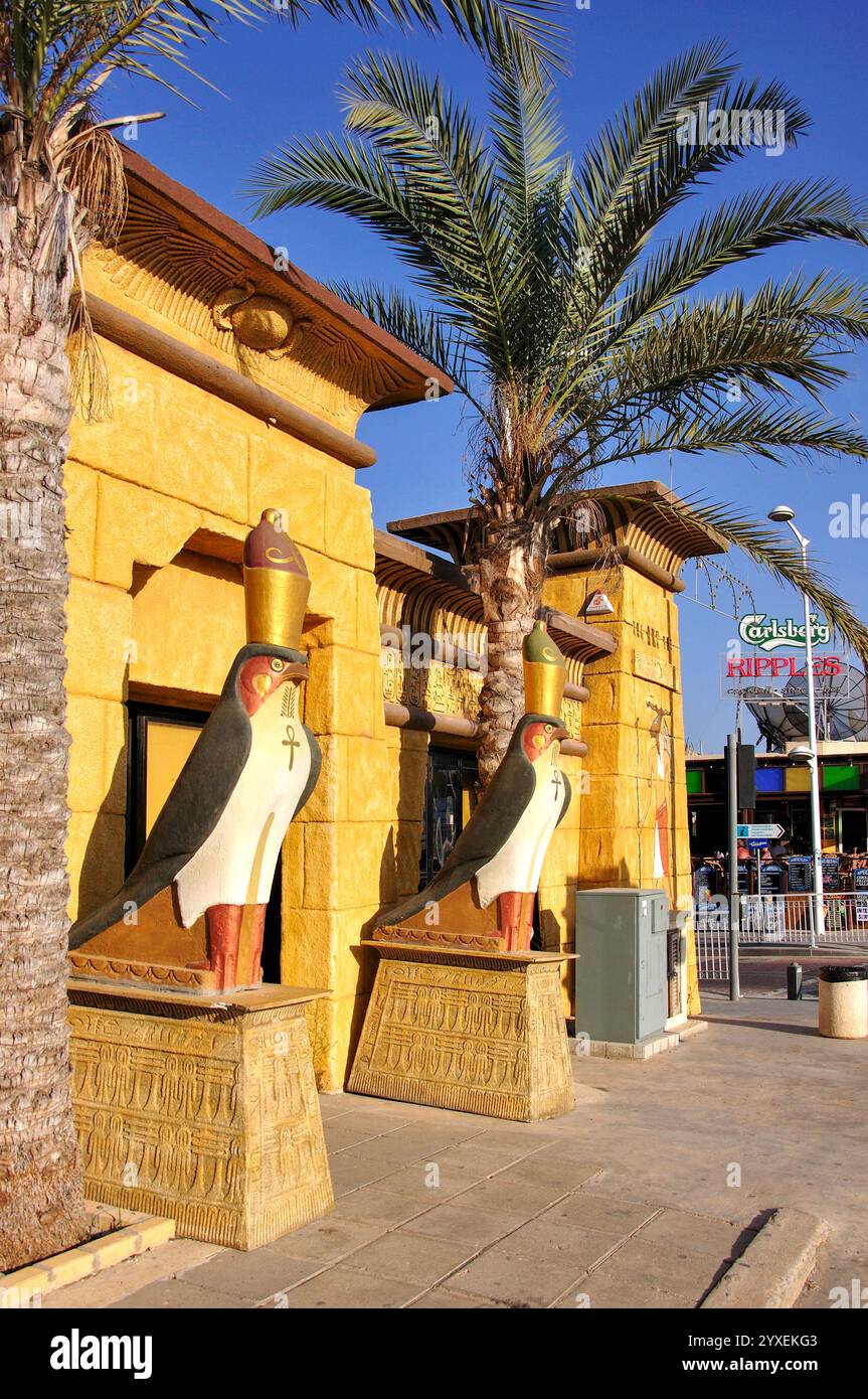 The Sfinx Egyptian theme bar, Cavo Greco Street, Protaras, Famagusta ...