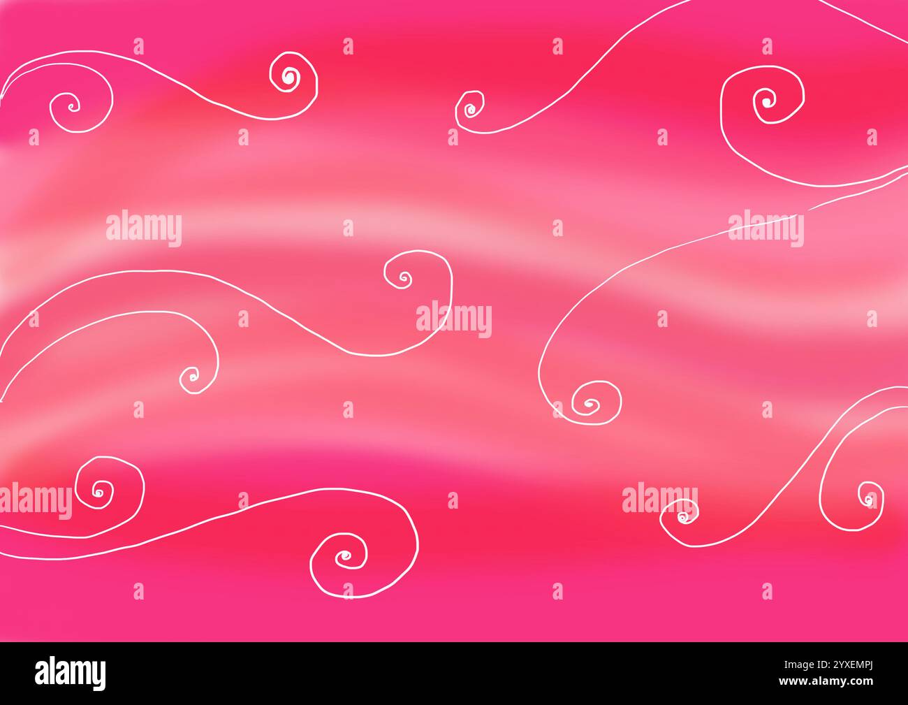 Abstract background of different shades of red, pink colors. Arranged in horizontal waves with a ...