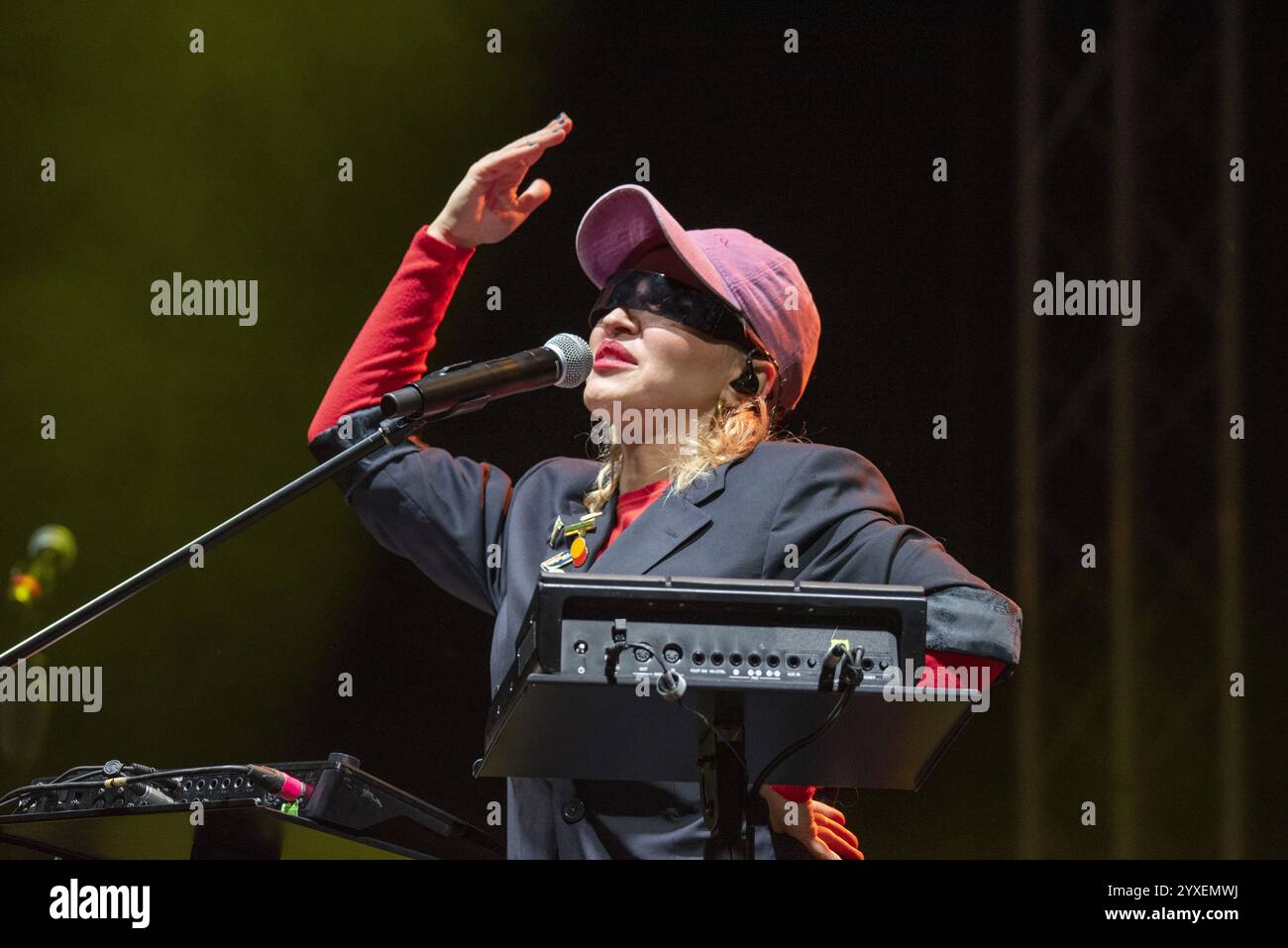 Ischia, Italy. 15th Dec, 2024. Italian singer Serena Brancale live ...