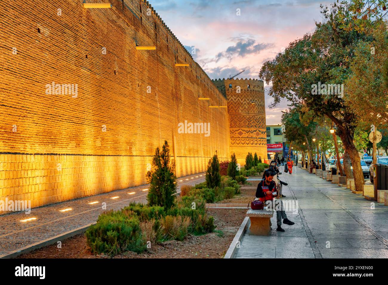 Amazing view of the Karim Khan Citadel in Shiraz, Iran Stock Photo - Alamy