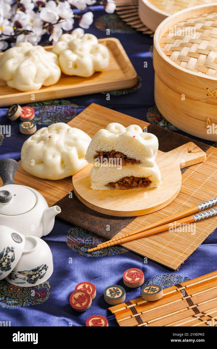 Baozi or Bakpao is a type of yeast-leavened filled bun in various ...