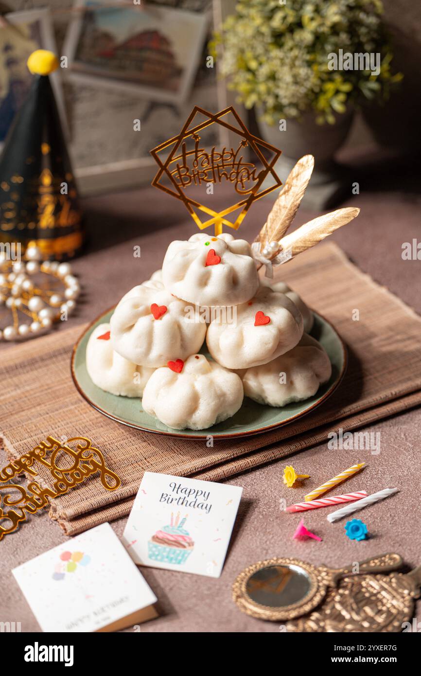 Baozi or Chinese Steamed Buns is a type of yeast-leavened filled bun in ...