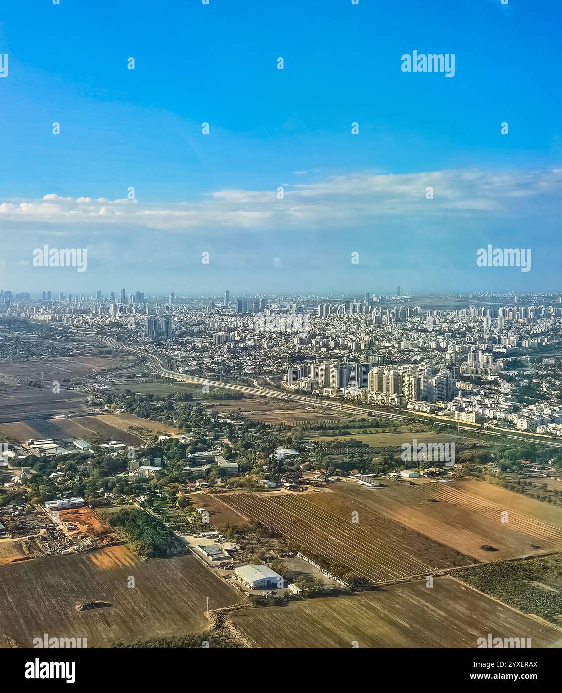 Israel air view hi-res stock photography and images - Alamy