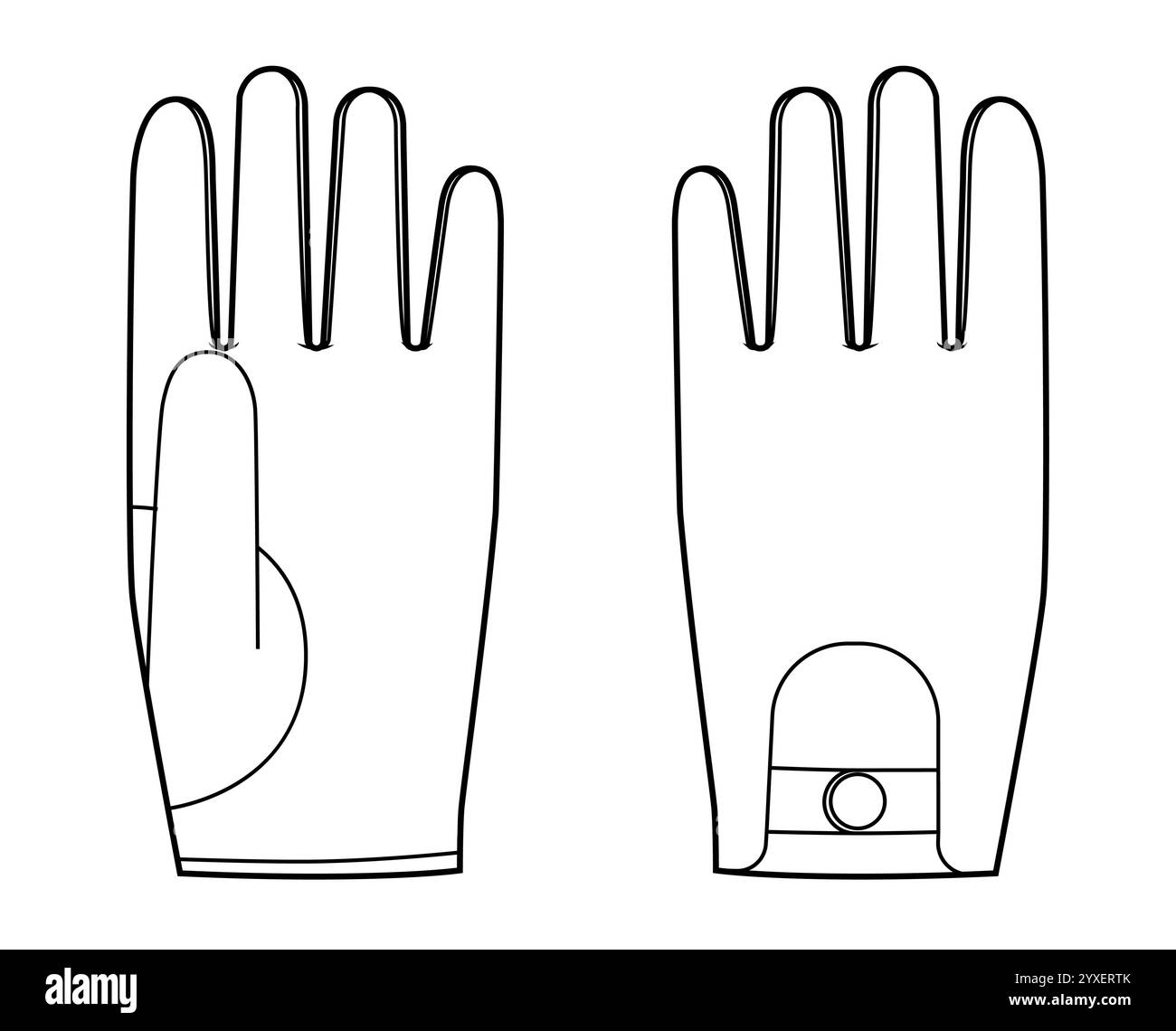 Welding gloves drawing hi-res stock photography and images - Alamy