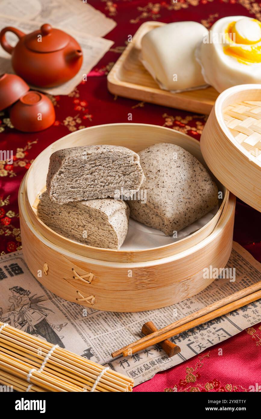 Mantou often referred to as Chinese steamed bun, is a white and soft ...