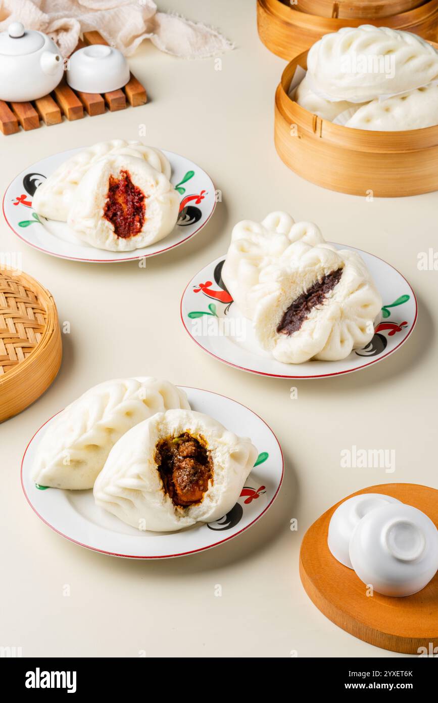 Baozi or Bakpao is a type of yeast-leavened filled bun in various ...