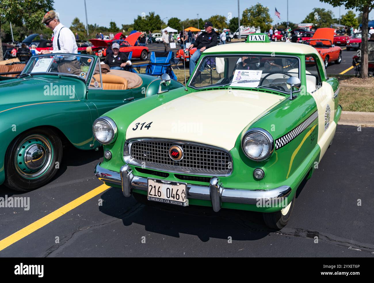Chicago, Illinois, USA - September 08, 2024: Nash Metropolitan "TAXI ...